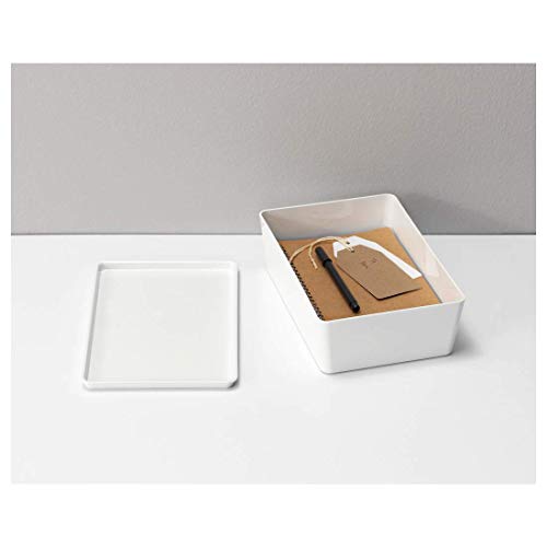 IKEA Kuggis Box with Lid White 202.802.07 Size 7x10 ¼x3 ¼