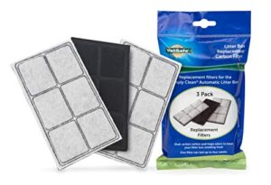 petsafe litter box replacement carbon filters, 3-pack, for use with petsafe simply clean automatic cat litter box