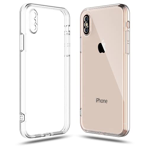 Shamo's iPhone XS Max Case - Soft TPU Material - Flexible - Precise Fit - Shock Absorption - Scratch Resistance - Non-Slip Grip - Wireless Charging Compatible - Slim & Lightweight - Transparent Design