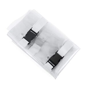 foot pad dustproof dental chair toe cover sleeve with elastic bands, foot mat cushion transparent dentist clinic unit protector anti-dropping - washable & reusable