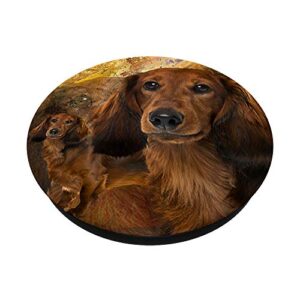 Dachshund Dog Design for Dog Owners PopSockets PopGrip: Swappable Grip for Phones & Tablets