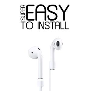 innoGadgets Strap for Apple AirPods | Smart Accessory – Never Lose Your AirPod | Connector Wire Cable Cord for AirPods | White - 22 inches