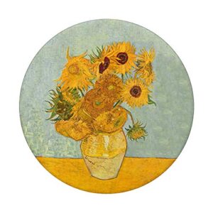 Van Gogh Sunflowers Modern Art Painting PopSockets Swappable PopGrip