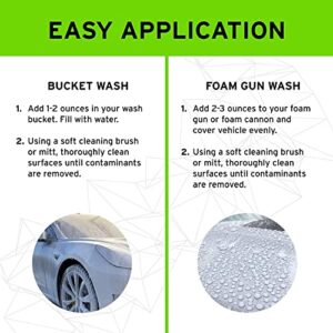 Ceramic Car Shampoo - Car Soap Foam Car Wash - Adds Hydrophobic Protection With Every Wash | Maintains Ceramic Coatings, Waxes Or Sealants | Fortified With Sio2 Ingredients For Incredible Shine