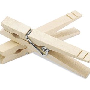 Lifegoods4u Wooden Clothespins. Set of 50 Durable Long Lasting clothespins