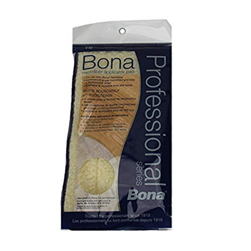 Bona AX0003445 Pad, Pro Applicator Microfiber 18" Tan, Yellow