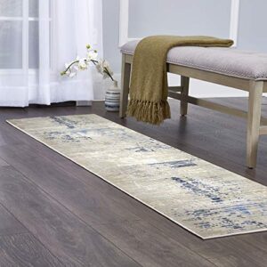 Home Dynamix Melrose Lorenzo Area Rug, 2x3, Gray/Blue