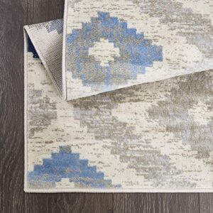 Home Dynamix Melrose Maritza Area Rug, 5x7, Blue/Ivory