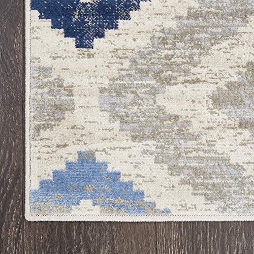 Home Dynamix Melrose Maritza Area Rug, 5x7, Blue/Ivory