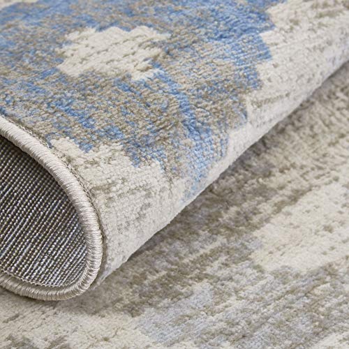 Home Dynamix Melrose Maritza Area Rug, 5x7, Blue/Ivory