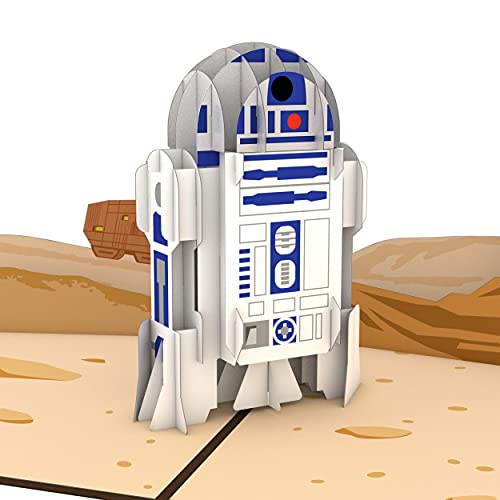 Lovepop Star Wars™ R2-D2™ and Jawas™ Pop-Up Card, 3D Card, Star Wars Birthday Card, Greeting Cards, Card for Dad, Birthday Card for Kids