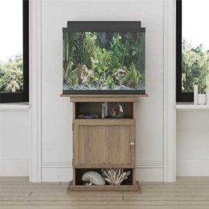 Flipper 10/20 Gallon Aquarium Stand, Rustic Oak