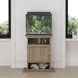 Flipper 10/20 Gallon Aquarium Stand, Rustic Oak