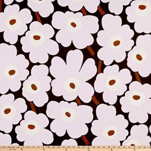 marimekko pieni unikko cotton pink, fabric by the yard