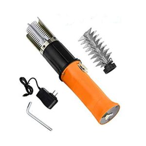 powerful electric fish scalers fish scale remover scaler cesarean section automatic waterproof seafood cleaning tool (with extra cutter head)