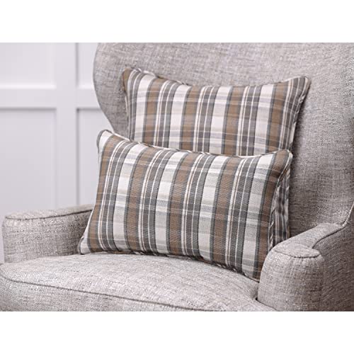 Pillow Perfect Indoor Bebe Cobblestone Throw Pillow, 18" x 18", Grey