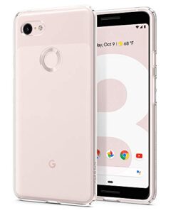 spigen liquid crystal designed for google pixel 3 case (2018) - crystal clear