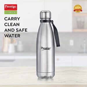 Prestige Stainless Steel Thermopro Water Bottle, 1 Litre, Silver