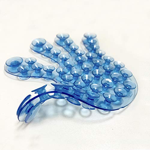 MOONLAS Double Sided Suction Cups Plastic Suction Pads for Soap,Phone,Glass,Bathroom,High Chair Tray