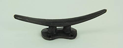 Chesapeake Bay Ltd Set of 6 Rustic Cast Iron Boat Cleat Wall Hooks