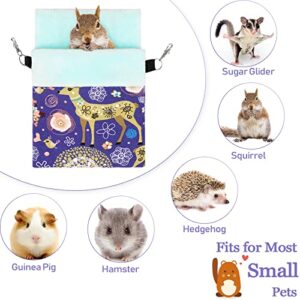 Loghot Cotton Small Pet Hanging Bed Sleep Pouch Comfortable Warm Pet Sleep Bag for Small Animals (Large)