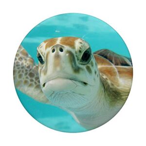 Pop out Cell Phones holder underwater Ocean Sea Turtles PopSockets Swappable PopGrip