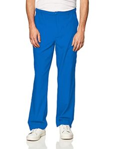 wonderwink w123 men’s flat-front cargo pant — royal, large