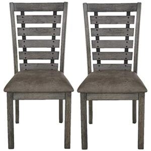 Progressive Furniture Fiji Dining Chairs (2/Ctn), Gray