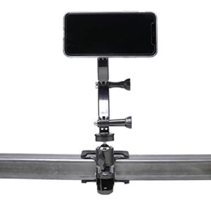 Livestream® Smartphone Ball Head Clamp Mount with Magnetic Mounting System and Extension Kit; Attach to Desk or Table. Easily Adjust Height of Device for Videos, Reading, or Live Streaming.