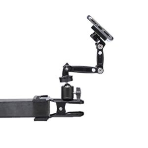 Livestream® Smartphone Ball Head Clamp Mount with Magnetic Mounting System and Extension Kit; Attach to Desk or Table. Easily Adjust Height of Device for Videos, Reading, or Live Streaming.