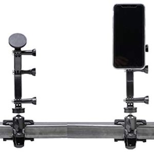 Livestream® Smartphone Ball Head Clamp Mount with Magnetic Mounting System and Extension Kit; Attach to Desk or Table. Easily Adjust Height of Device for Videos, Reading, or Live Streaming.