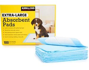 kirkland signature extra-large leak-proof/absorbent pet dog pee pads - 100 count