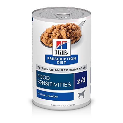 Hill's Prescription Diet z/d Skin/Food Sensitivities Wet Dog Food, Veterinary Diet, 13 oz. Cans, 12-Pack