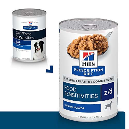 Hill's Prescription Diet z/d Skin/Food Sensitivities Wet Dog Food, Veterinary Diet, 13 oz. Cans, 12-Pack