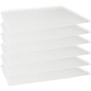 homarden cat deterrent outdoor mat: pet deterrent mats for cats and dogs - indoor/outdoor deterrent training spike mat devices - keep away cats plastic mats with spikes - 16 x 13 inches, 6 pack