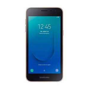 samsung galaxy j2 core 2018 factory unlocked 4g lte (usa latin caribbean) android oreo sm-j260m dual sim 8mp 8gb (gold)