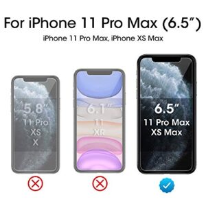 amFilm (3 Pack) Glass Screen Protector for iPhone 11 Pro Max/iPhone XS Max (6.5" Display) With Easy Installation Tray