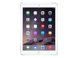 apple ipad air 2 16gb wi-fi 9.7in, silver (renewed) (renewed)