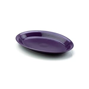 fiesta oval platter in mulberry