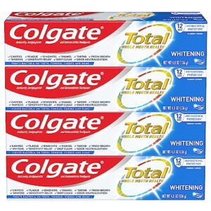 colgate total whitening toothpaste gel - 4.8 ounce (4 pack)