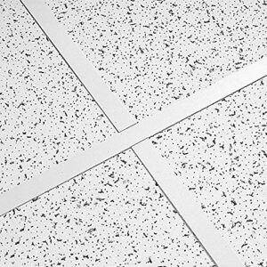 Armstrong Ceiling Tiles; 2x4 Ceiling Tiles - 12 pcs White Ceiling Tiles; Acoustic Ceilings for Suspended Ceiling Grid; CORTEGA 769