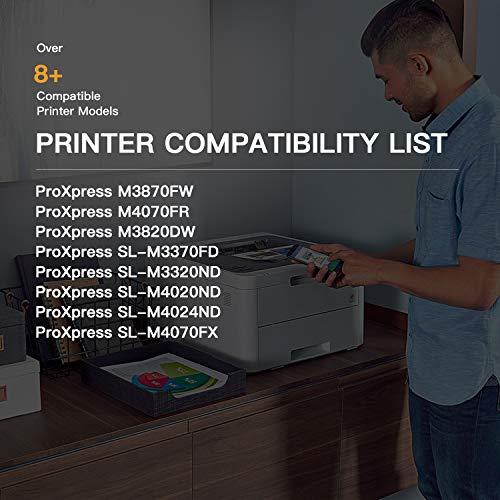 E-Z Ink (TM Compatible Toner Cartridge Replacement for Samsung 203L 203 MLT-D203L High Yield to use with ProXpress M3370FD M3870FW M4070FR M3320ND M3820DW M4020ND (Black, 2 Pack)