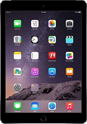 2014 Apple iPad Air 2 thinest with touch ID fingerprint reader retina display(64GB,Wifi,Space Gray) (Renewed)