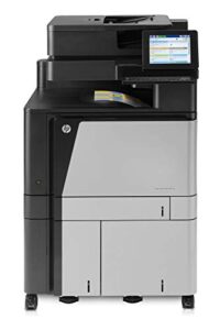 refurbished hp color laserjet enterprise flow mfp m880z+ a2w76a with stapler stacker 90-day warranty