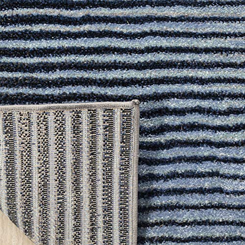 SAFAVIEH Galaxy Collection 5'3" x 7'6" Blue / Navy GAL115M Modern Non-Shedding Living Room Bedroom Dining Home Office Area Rug