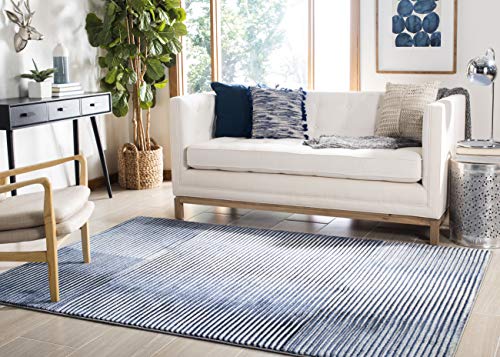 SAFAVIEH Galaxy Collection 5'3" x 7'6" Blue / Navy GAL115M Modern Non-Shedding Living Room Bedroom Dining Home Office Area Rug