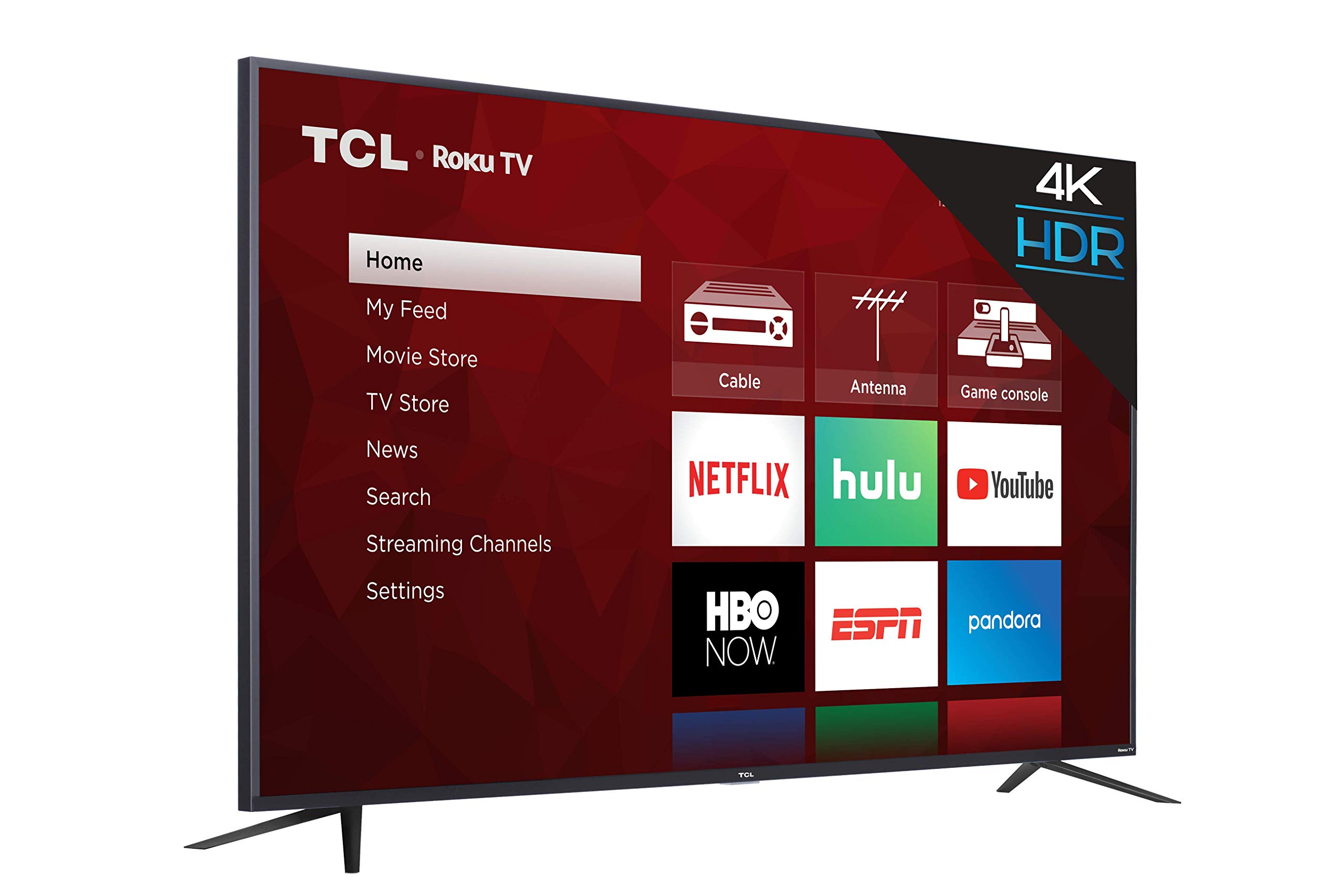 TCL 65S425 65 Inch 4K UHD HDR Smart Roku TV (2019)