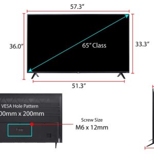 TCL 65S425 65 Inch 4K UHD HDR Smart Roku TV (2019)