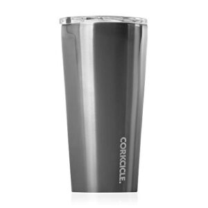 corkcicle insulated bottle, stainless steel, gunmetal, 47 cl