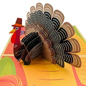 Thanksgiving Cards,3D Pop Up Thanksgiving Greeting Cards best Happy thanksgiving cards for kids with Envelope 1 Pack